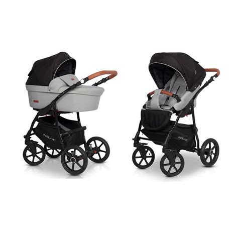 riko basic plus wózek 2w1 GREY-FOX | sklep Megaurwis.pl