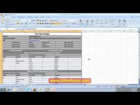 QA Test Data Design In Software Testing QA Manual Testing Tutorial QA Test Data Design