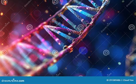 Mutated Dna Structure Generated With Ai Stock Image 298133623