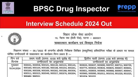 BPSC Drug Inspector Interview Schedule Out Bpsc Bih Nic In Download PDF Here BPSC Drug Inspector Interview Schedule Out Bpsc Bih Nic In Download PDF Here