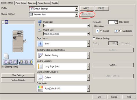 Greyed Out Details When Secure Printing Hardware And Infrastructure Spiceworks Community