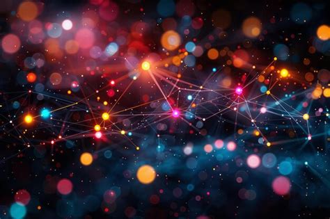 Abstract Representation Of AI Algorithms Sorting And Categorizing Large