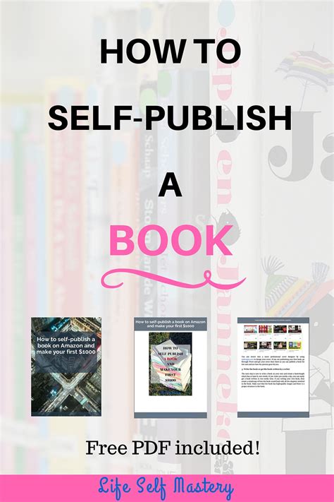 How To Self Publish A Book LifeSelfMastery