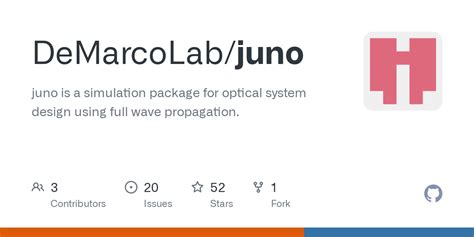 Github Demarcolabjuno Juno Is A Simulation Package For Optical