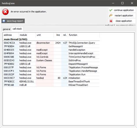 crash on explain anayzer on mariadb · issue 194 · heidisql heidisql · github