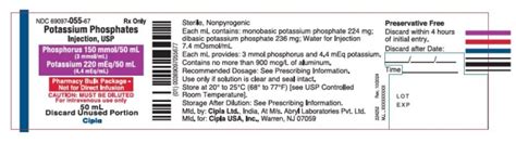 Potassium Phosphates Package Insert Prescribing Info