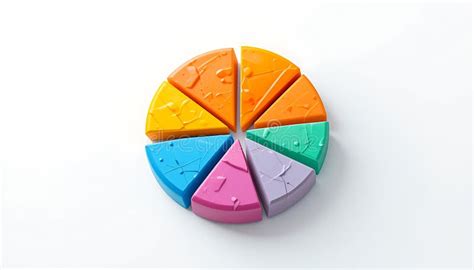 Colorful Ai Generated Pie Chart Stock Image Image Of Font Circular 375122143