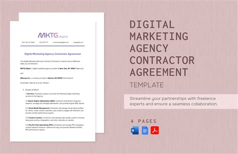 Page 3 Digital Marketing Agency Templates In Word Free Download