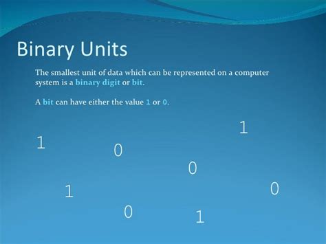 binary units