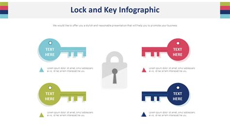 Lock And Key Infographic Diagram