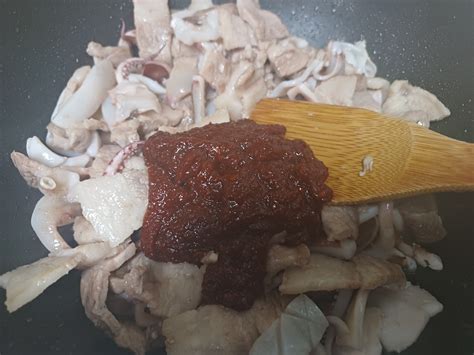 오징어삼겹살볶음 오삼불고기 만드는 법