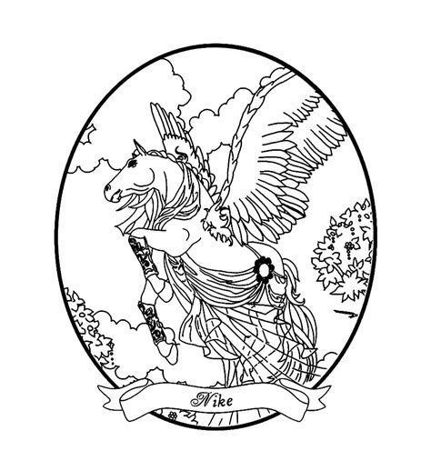 Nike Di Bella Sara Da Colorare Scarica Stampa O Colora Subito Online