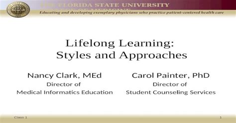 Ppt Lifelong Learning Styles And Approaches Dokumentips
