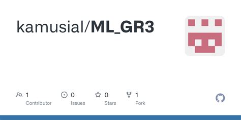 GitHub Kamusial ML GR