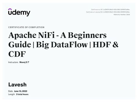 Lavesh Kumrawat On Linkedin Nifi Udemy