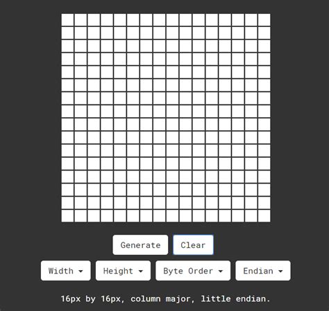 Build Icons And Characters For Monochrome LCD Matrix Displays Stefan On Software