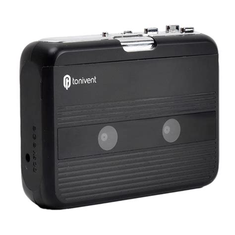 OT TONIVENT Cassette Player Portable Bluetooth Tape Player Support Bluetooth Input Output FM