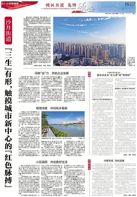 第at07版：深圳特刊《湾区共进 先锋领航》2024 07 02南方日报数字报南方网
