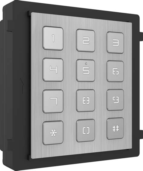 Hikvision Ds Kd Kps Stainless Steel Intercom Keypad Module
