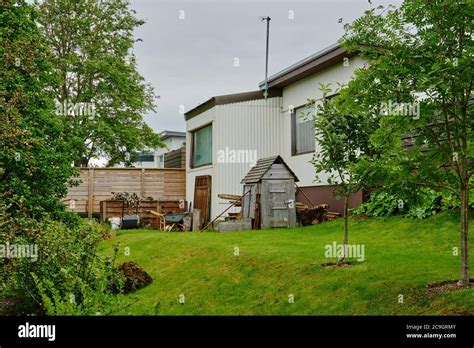 Architectural Details And Lush Garden Scenery In West Kópavogur 50s