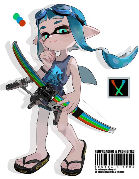 Fegrqzf Inkling Girl Inkling Player Character Nintendo Splatoon Series Splatoon 3