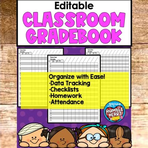 Free And Editable Class Data Tracker Gradebook Template For Back To School