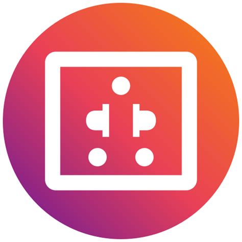 Power Socket Generic Gradient Fill Icon