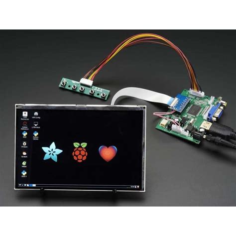 hdmi 4 pi 7 display 1280x800 ips hdmi vga ntsc pal adafruit 1931
