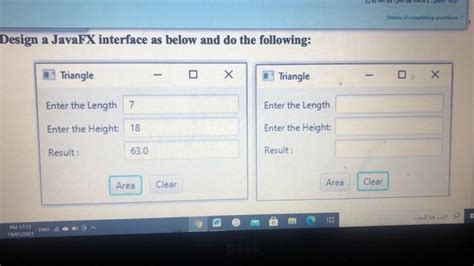 Solved Sutuo Completing To Design A Javafx Interface As