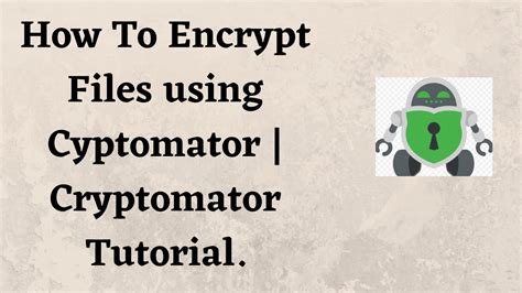 How To Encrypt Files Using Cyptomator Cryptomator Tutorial Youtube