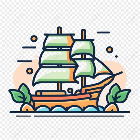 帆船的圖標 向量徐徐iconeps圖案素材免費下載，可愛卡通圖片，尺寸2134 × 2134px Lovepik