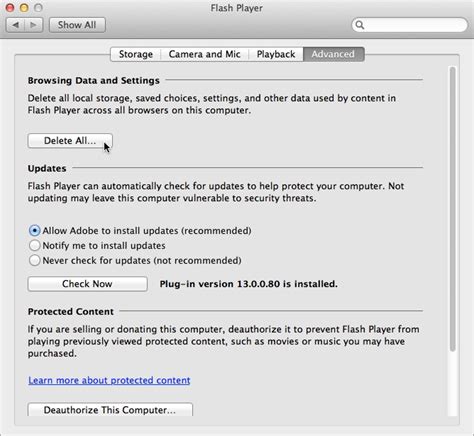 How Can I Remove Websites From Flash S Allow And Adobe Product Community 5897399