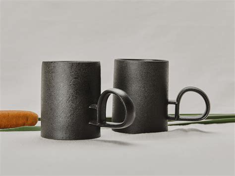 흑자 머그잔 세트 프린트베이커리