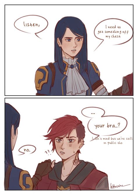 Caitlyn Vi Arcane Vi And Arcane Caitlyn League Of Legends And More Drawn By Jun