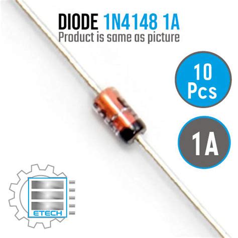Diode 1n4148 1n914 75v 0 5 Watt 1n4148 Zener Diode ±5 Voltage