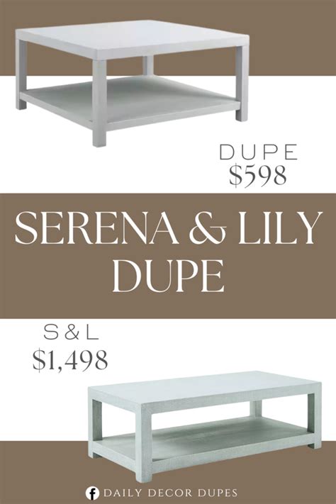 Serena And Lily Driftway Coffee Table Dupe