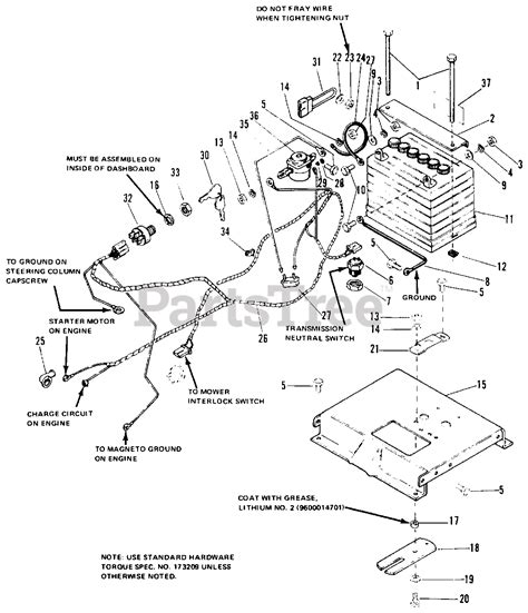Simplicity 4108 1690174 Simplicity 36 Lawn Tractor 8hp Electrical