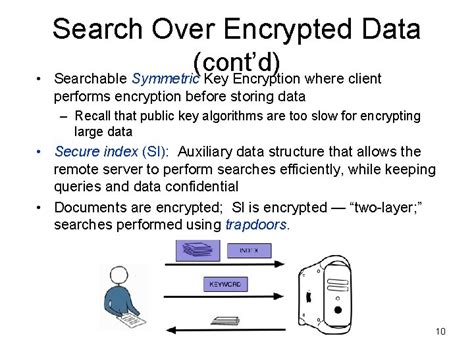 Introduction To Practical Cryptography Lecture 9 Searchable Encryption