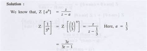 Problems Based On Z Transform Of Some Basic Functions Examples