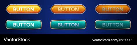 Medieval Ui Game Button Frame Sprite For Animation