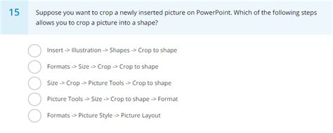 Solved 11 Suppose You Have Selected To Format Shape Of A