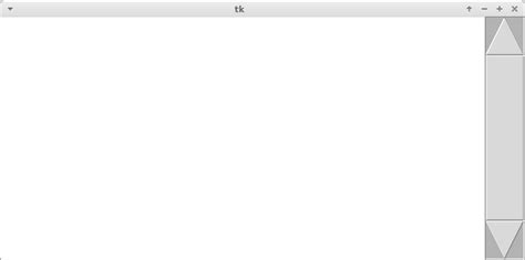python how do i set the width of a tkinter text widget scrollbar