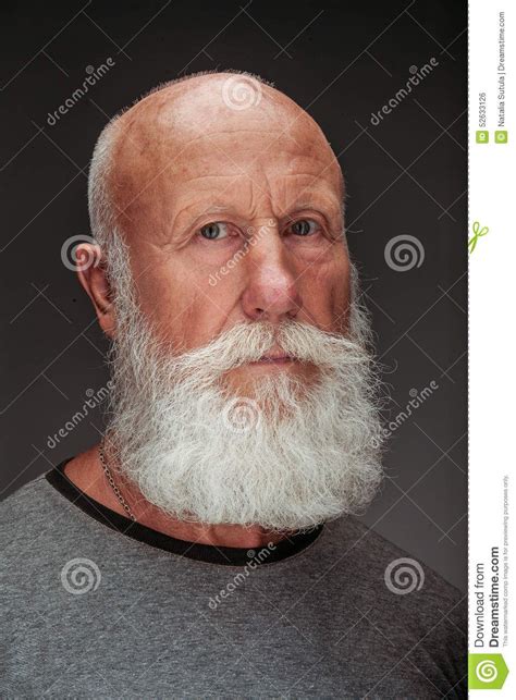 Old Man With Full Head Of Hair