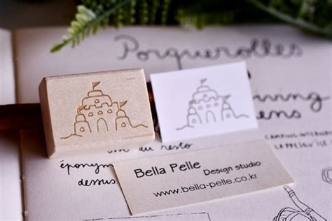 모래성 고무스탬프다이어리꾸미기카드 Stamp아트스탬프우드스탬프고무도장 벨라펠레