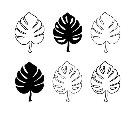 Tropical Leaf Stencil