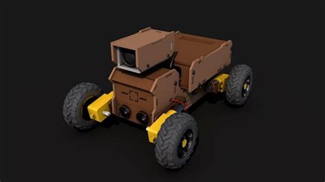 Arduino Rover Kit 3d Model