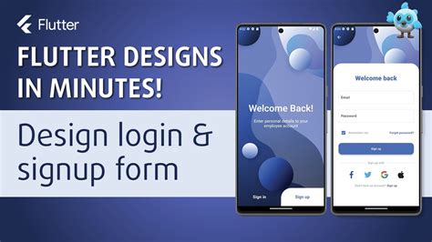 Designing A Flutter Sign Up And Login Screen Adding Validations And Themes