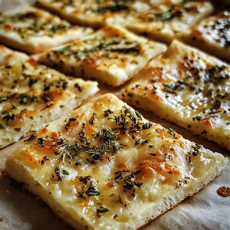 Ultimate Delicious Garlic Herb Flatbread Dippers