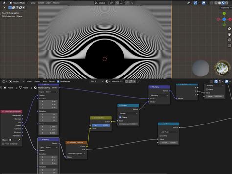 Distort A Texture Around A Mask To Create A Blackhole Effect Using